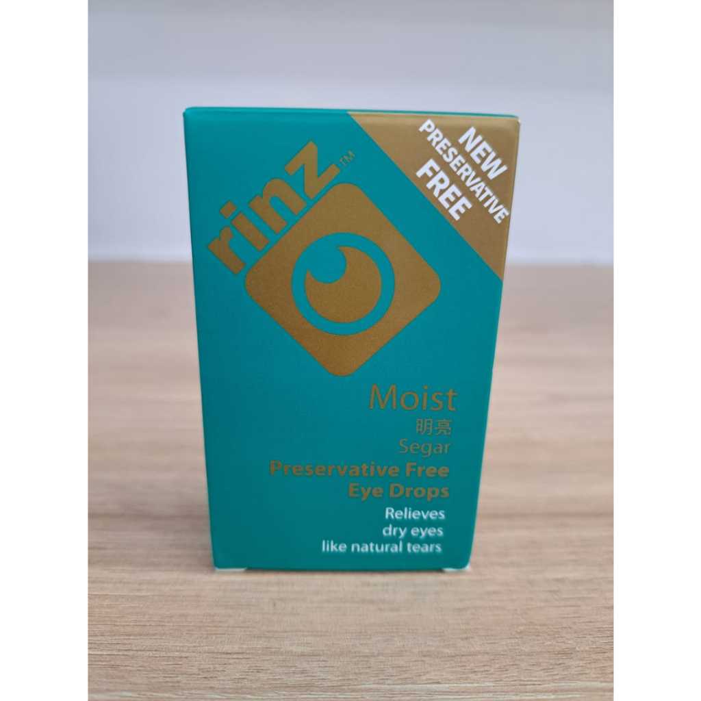 RINZ MOIST PRESERVATIVE FREE EYE DROPS 5ML | Shopee Malaysia