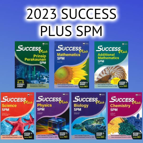 BUKU KERJA / LATIHAN 2023 SUCCESS PLUS SPM | Shopee Malaysia