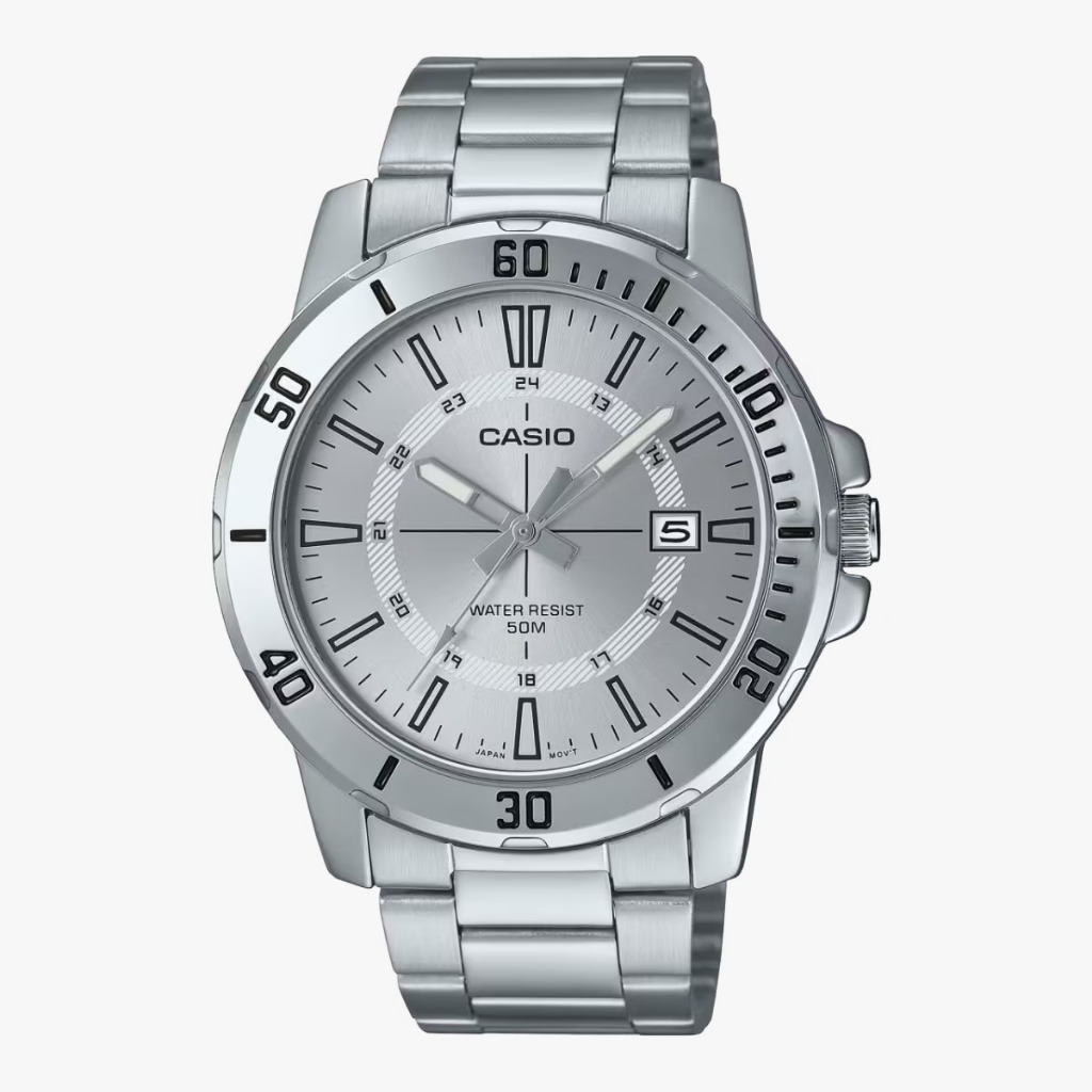 Casio Standard MTP-VD01D MTP-VD01G Men's Stainless Steel Band Analog ...