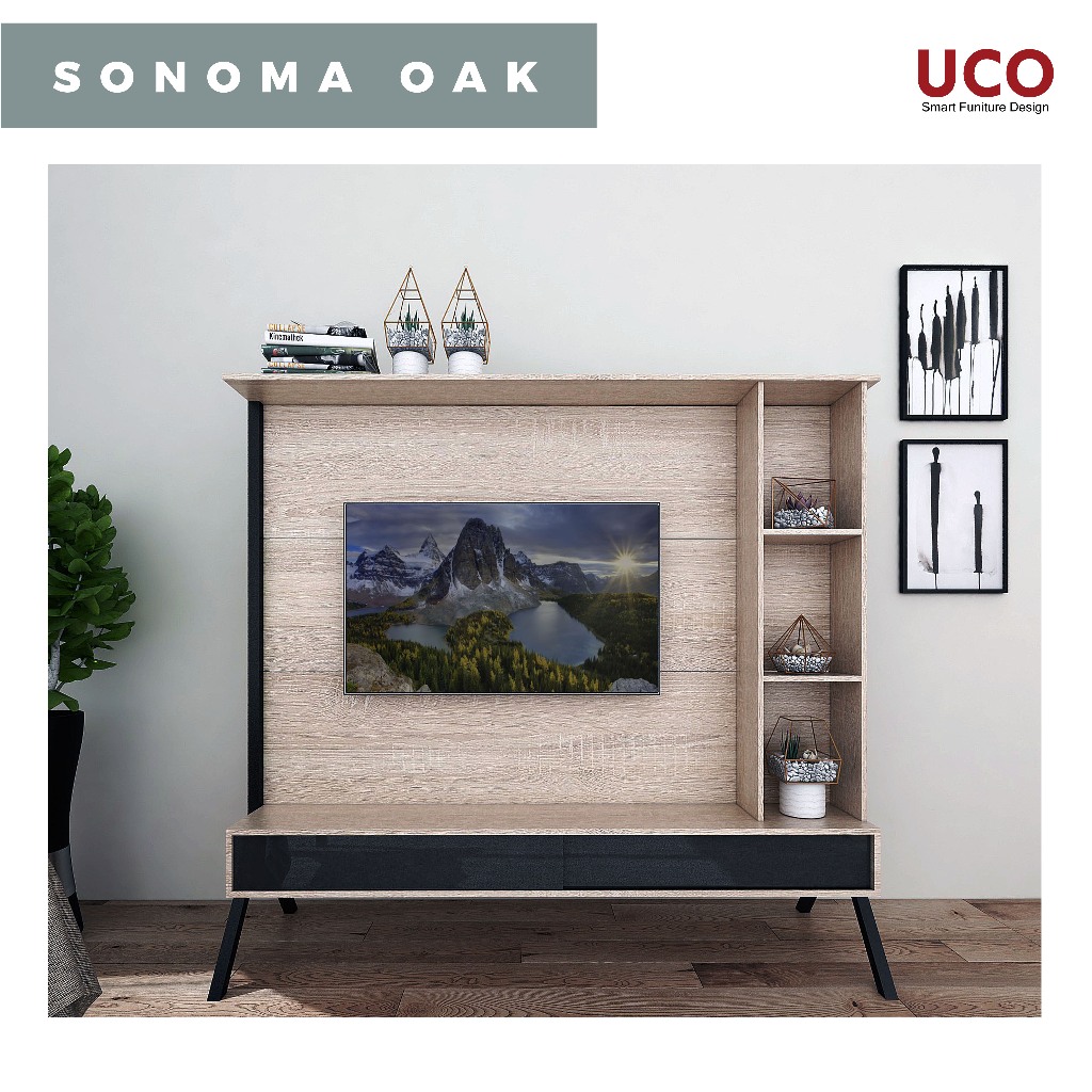 UCO Europe Stand TV Cabinet | Shopee Malaysia