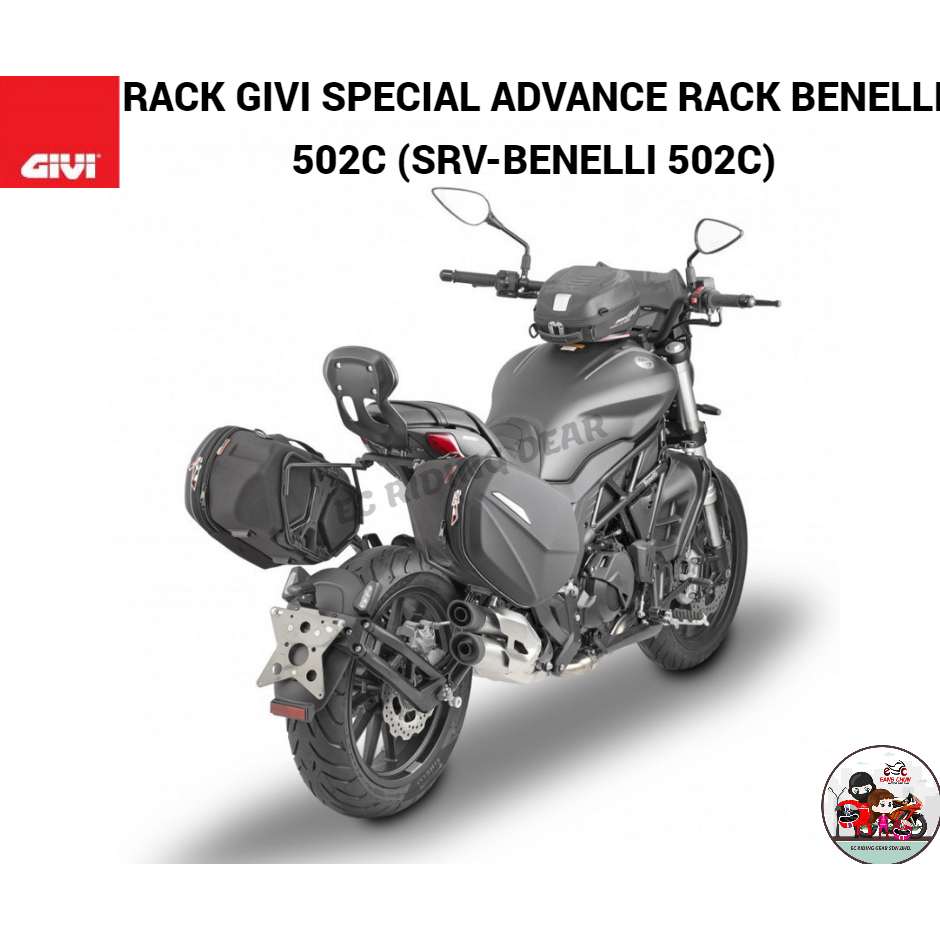 RACK GIVI SPECIAL ADVANCE RACK BENELLI 502C (SRV-BENELLI 502C) | Shopee ...