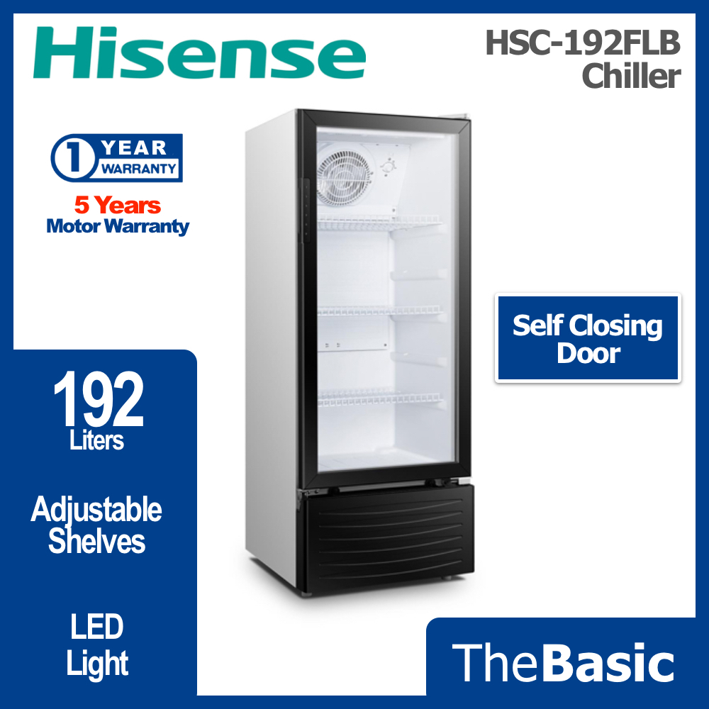 HISENSE 192L Commercial Showcase Chiller ( HSC-192FLB , HSC192FLB / HSC ...