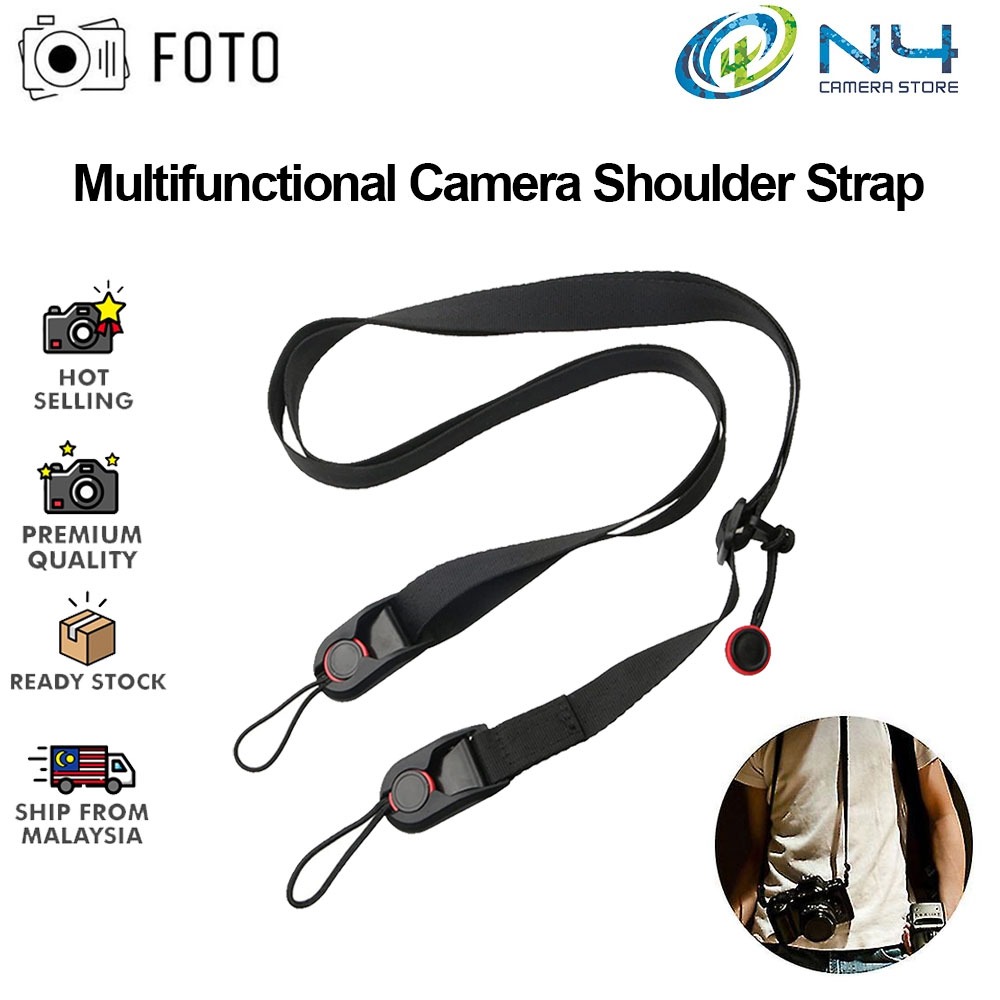 FOTO Multifunctional Universal Sling Shoulder Strap Hand Strap for ...