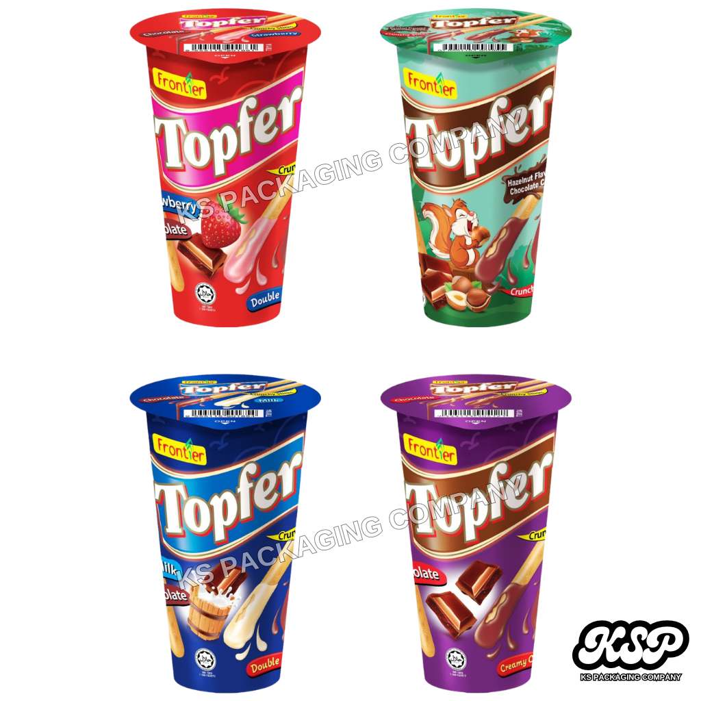 40g Frontier Topfer Crunchy Sticks Biscuit Chocolate / Hazelnut ...