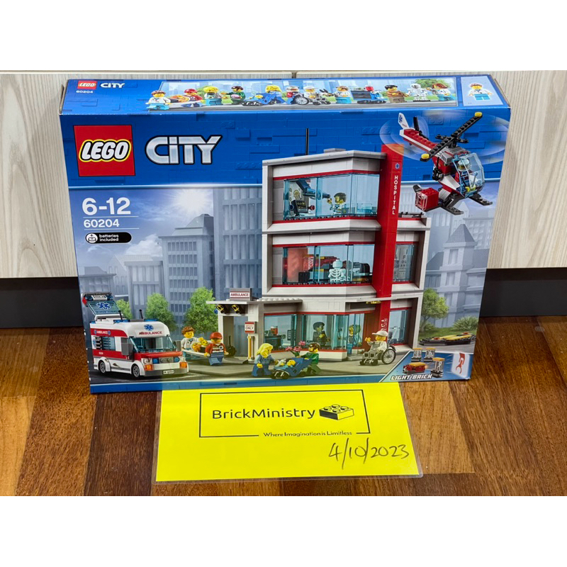 LEGO 60204 CITY - City Hospital | Shopee Malaysia