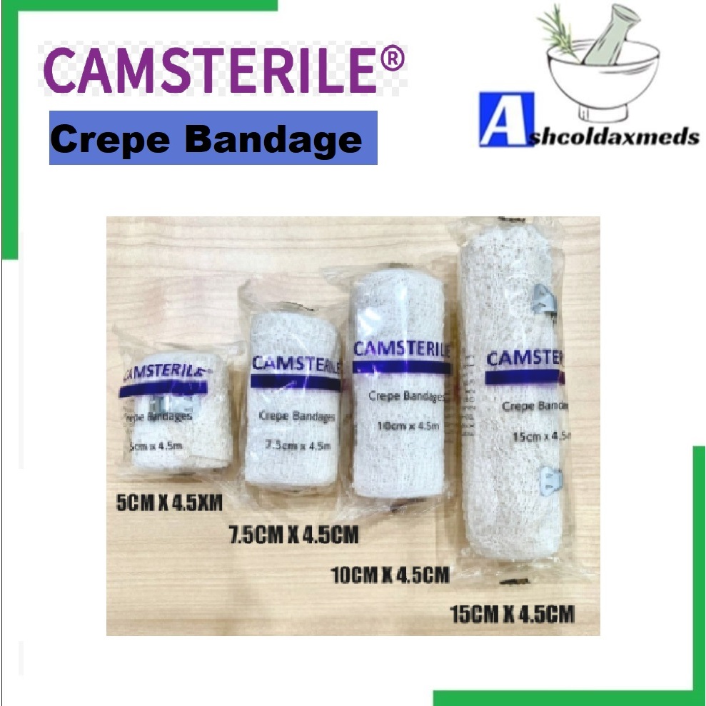 CAM Elastic Crepe Bandage ( 5cm / 7.5cm / 10cm / 15cm ) | Shopee Malaysia