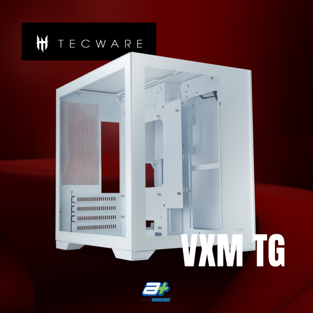 Tecware Vxm Tg Front Panel Matx Gaming Case Shopee Malaysia