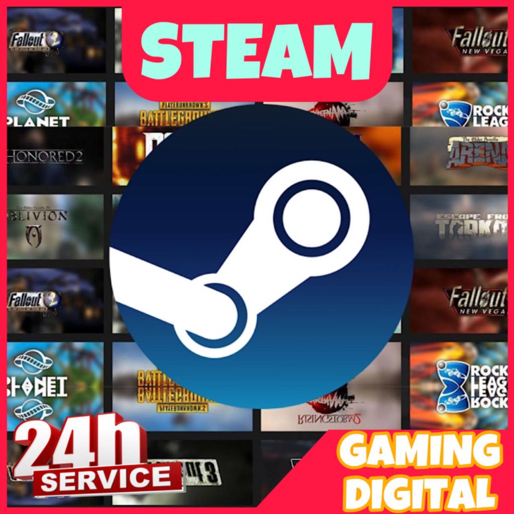 [24/7 Self Claim] Steam Wallet MYR RM5 RM10 RM20 Digital Prepaid Code | Shopee Malaysia