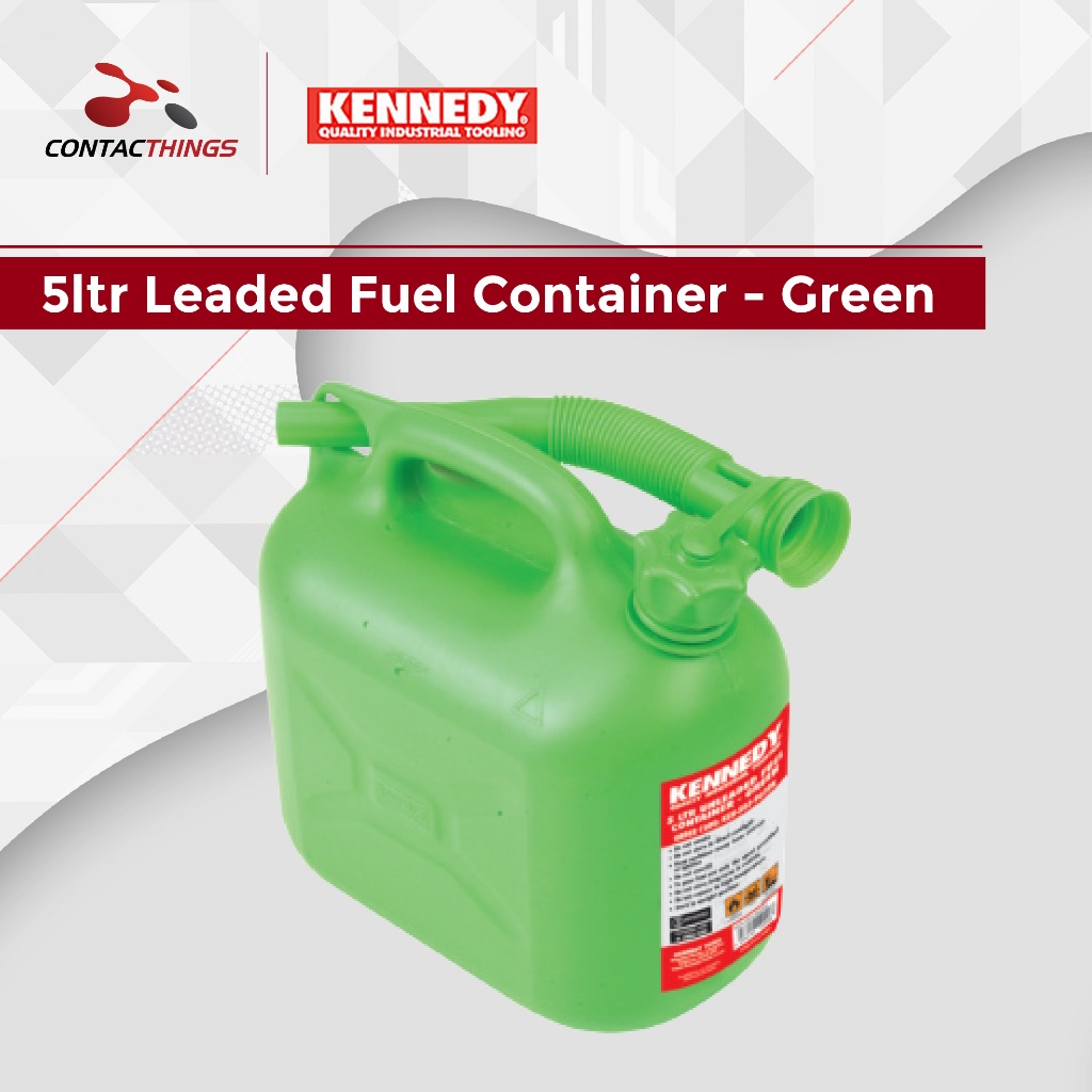 KENNEDY 5LTR UNLEADED FUEL CONTAINER - GREEN - KEN5039020K | Shopee ...