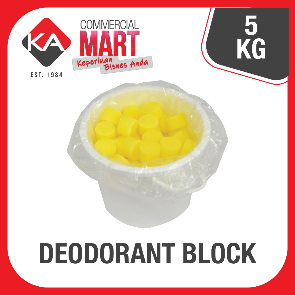DEODORANT BLOCK YELLOW 5KG TOILET URINAL USE YELLOW BATHROOM KA-MART ...