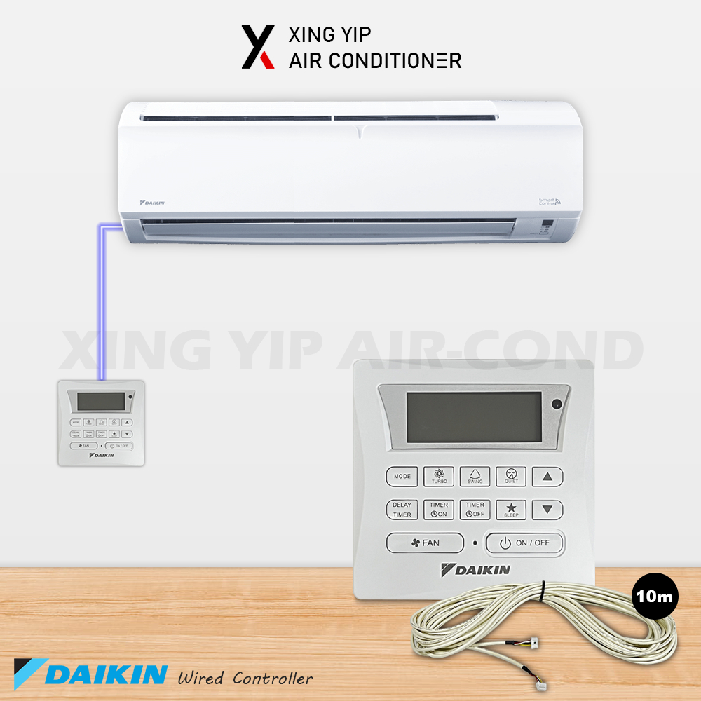 Daikin Air Cond Wired Controller C/W Wire 10m (GR04084132020A) | Shopee ...