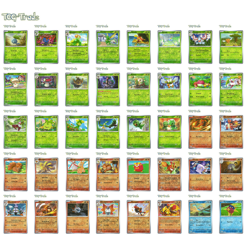 [Pokemon TCG Singles] SV3 Obsidian Flames - Reverse Holo Common, Uncommon Pg 1 - Pokemon Card ...