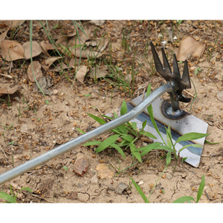 Multifunctional Handheld Pulling Uprooting Weeding Garden Hoe Rake Farm ...