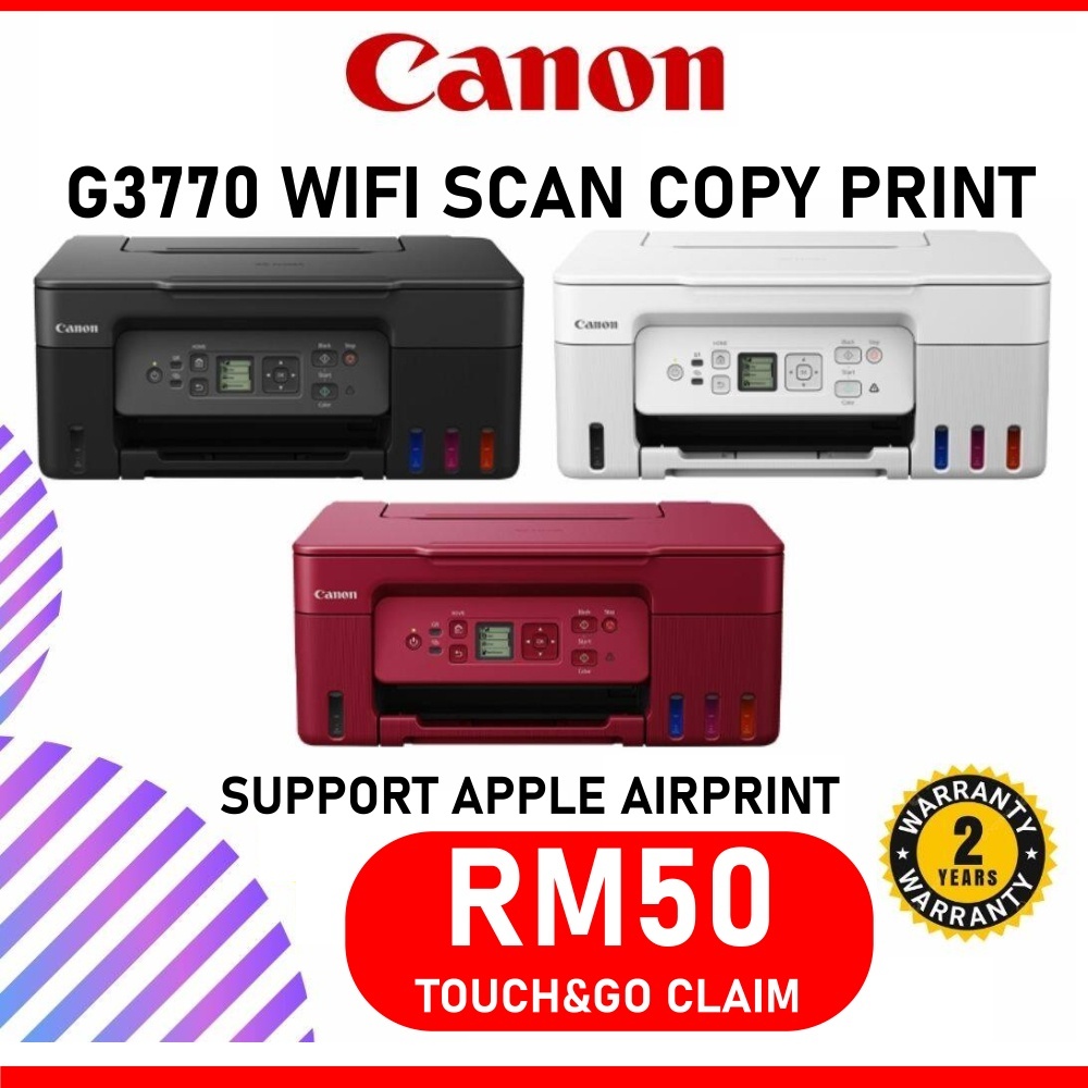 CANON G3770 G1730 ALL-IN-ONE PRINTER HIGH VOLUME PRINTING PRINT / SCAN ...