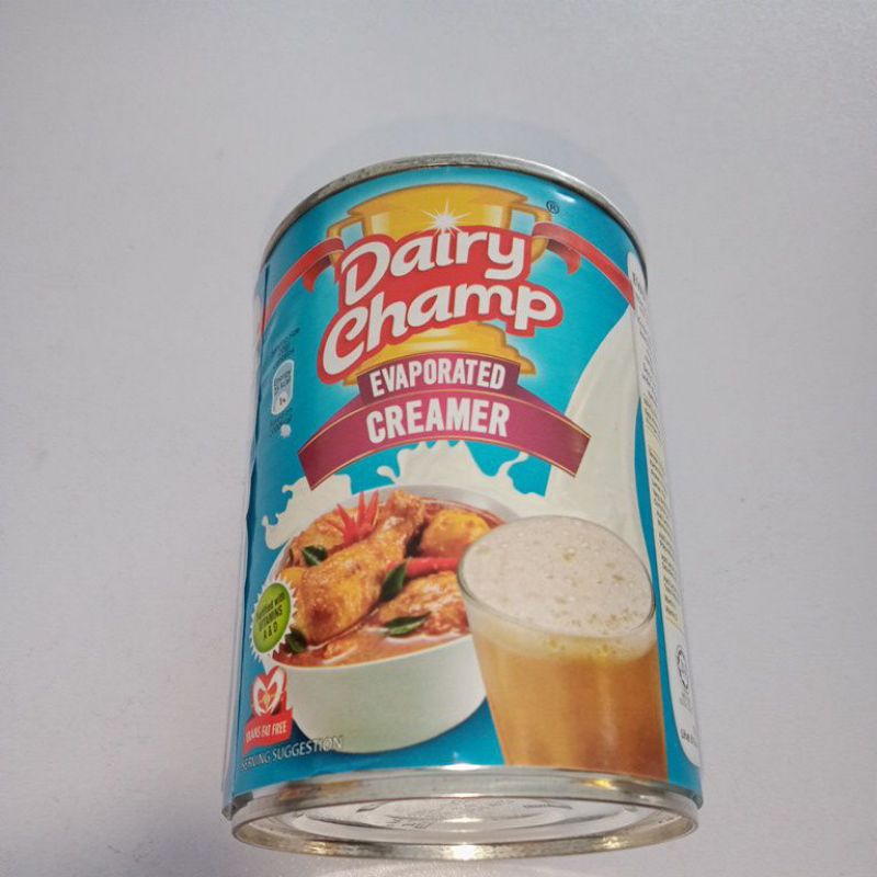 DAIRY CHAMP EVAPORATED CREAMER 390G | Shopee Malaysia