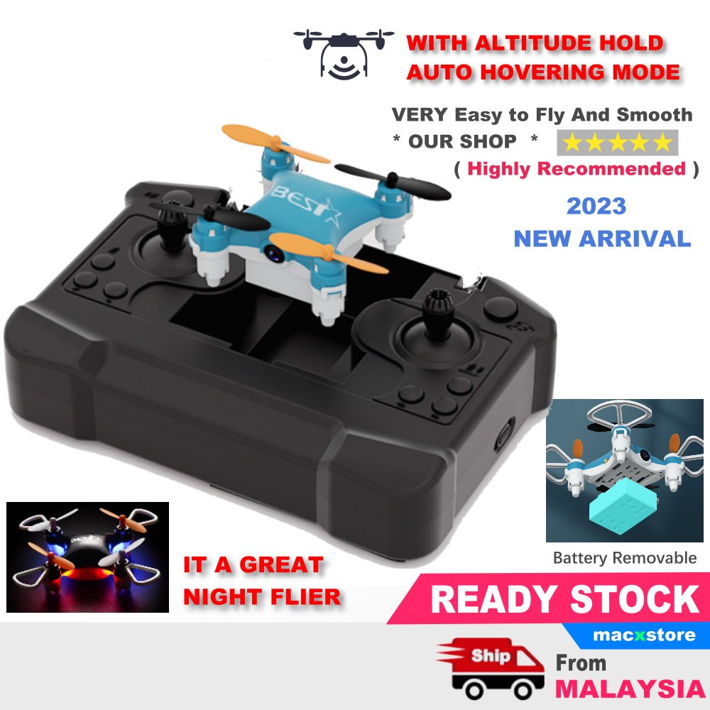 Pocket Mini Drone With Altitude Hold | Auto Hover | 3D Flip | Headless ...