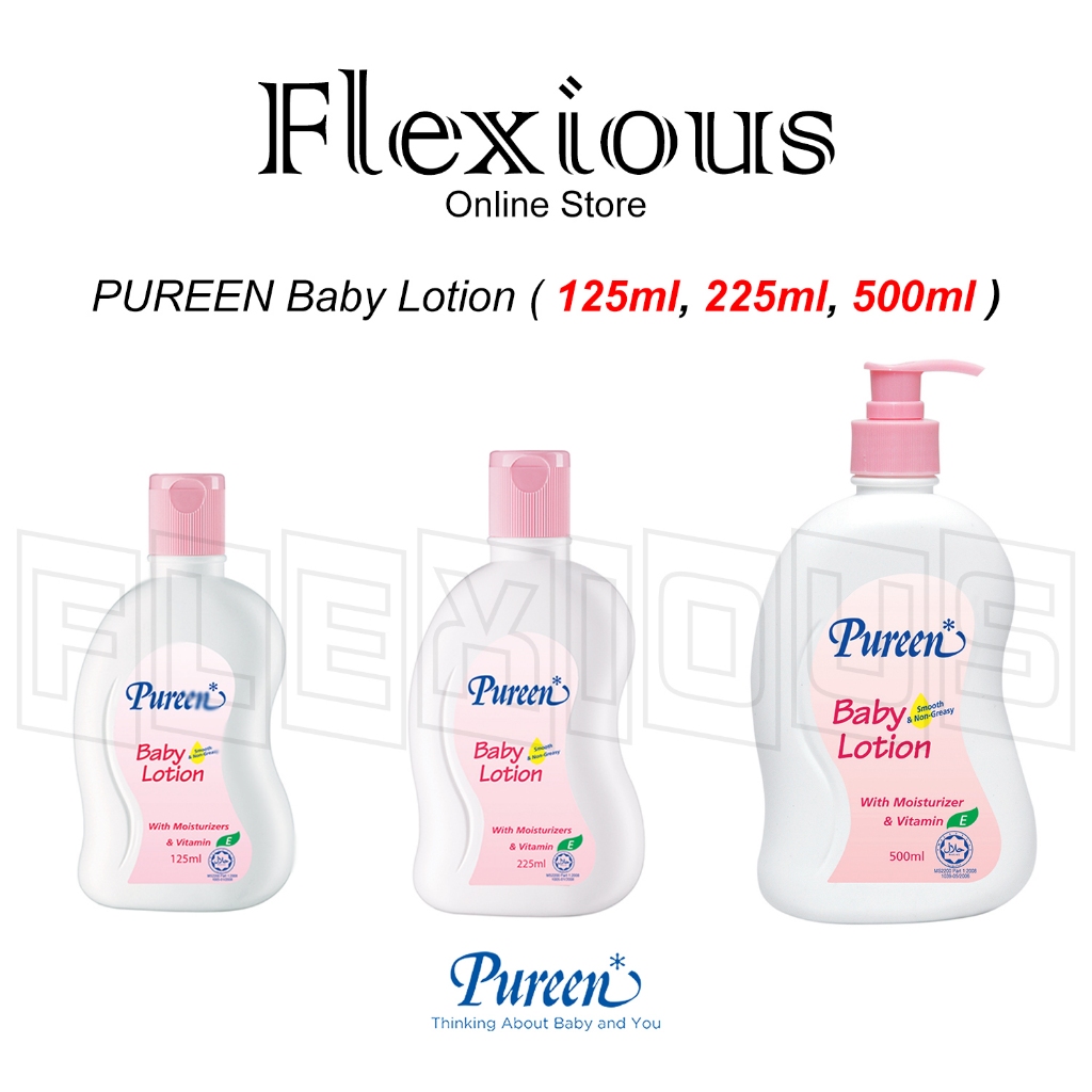 *PUREEN* Baby Lotion with Moisturizer Vitamin E ( 125ml, 225ml, 500ml ...