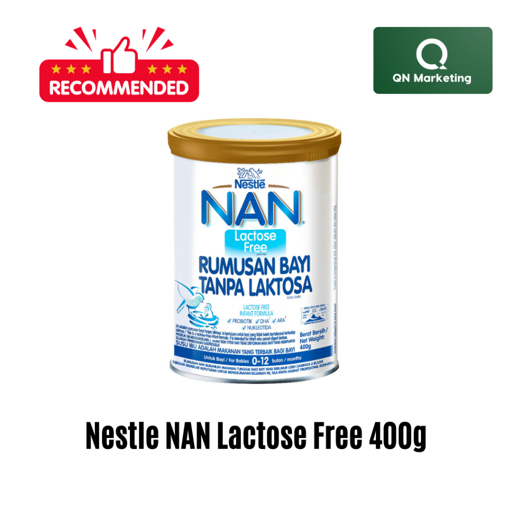 Nestle NAN Lactose Free Infant Formula 0-12 months 400g | Shopee Malaysia