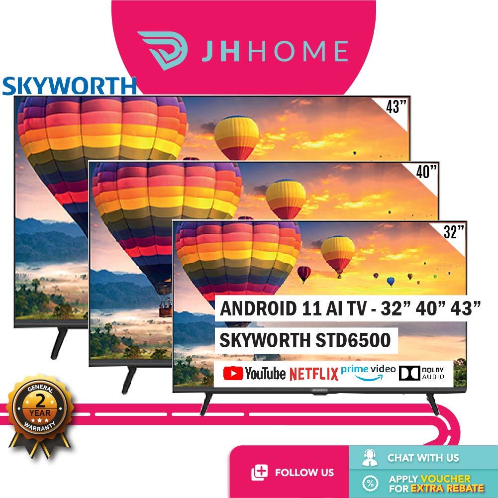 Skyworth 43" Full HD Android TV 43STD6500 | Android 11 Smart TV | 40 ...
