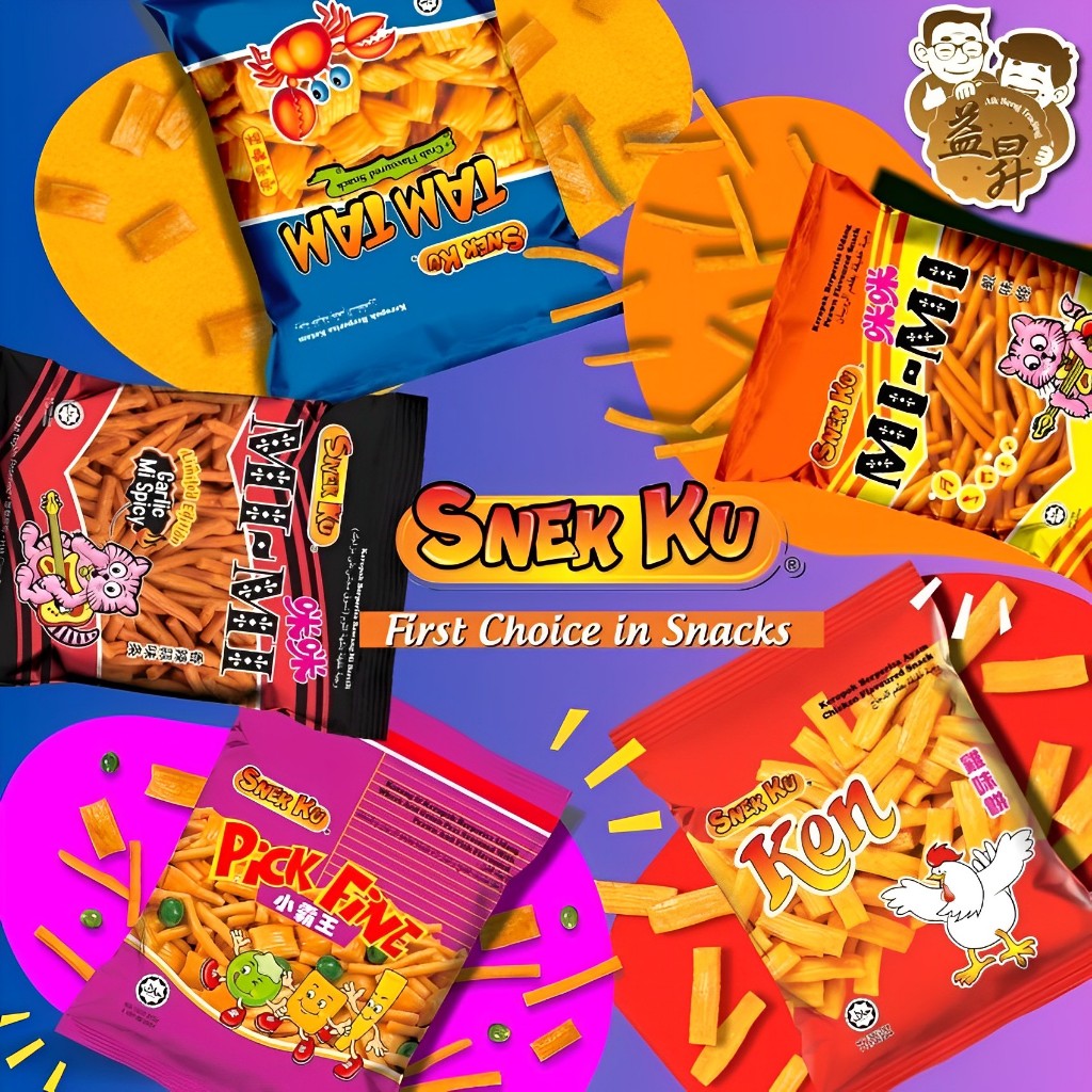 30 packs x 18gm - Snek Ku Tam Tam Crab / Mi-Mi Prawn / Pick Fine ...