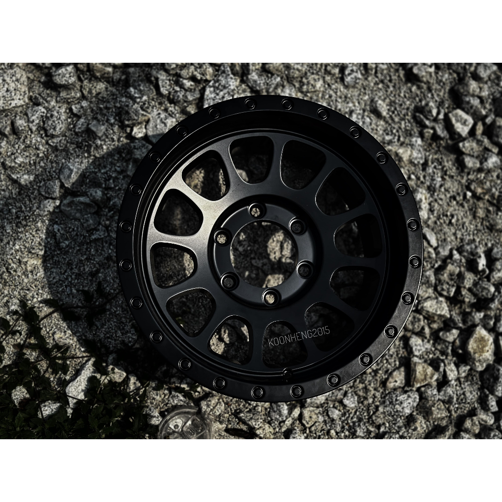 New 4x4 OFFROAD Car Sport Rim 16x8.5J 6x139.7 ET0 MATT BLACK - READY ...