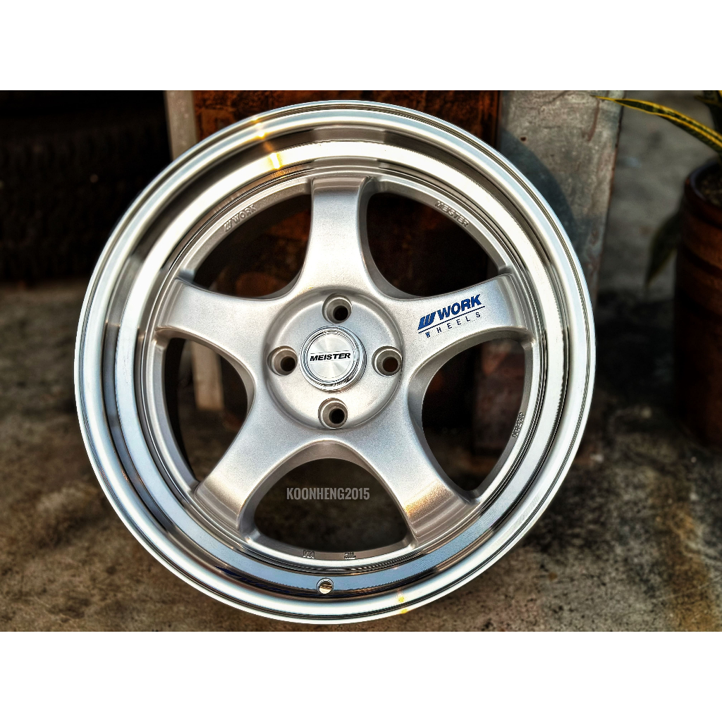 New Car Sport Rim WORK MEISTER S1 Wheels - 17x8J 4x100 ET35 SILVER/ML ...