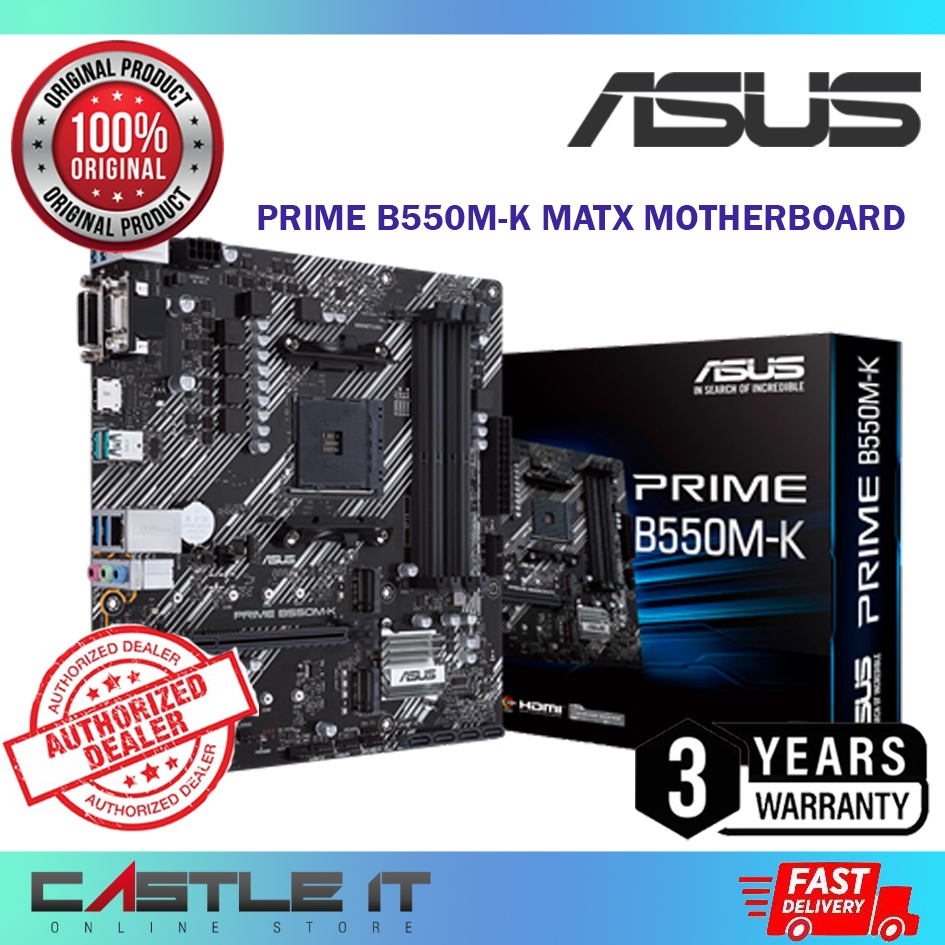 Asus B550M-K PRIME Micro ATX AMD AM4 Motherboard Combo Deal Mainboard ...