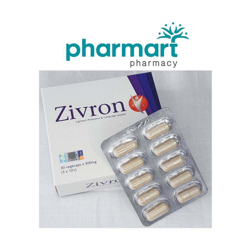 ZIVRON 300MG VEGECAPS 30'S (EXP 10/24) | Shopee Malaysia