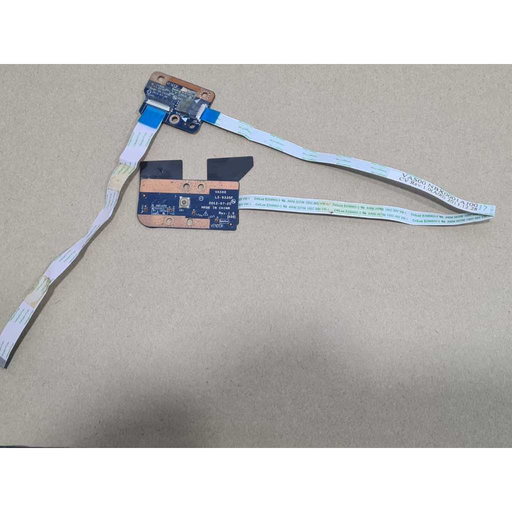 Original DELL ALIENWARE 17 logo LED board POWER BUTTON BOARD LS-9335P ...