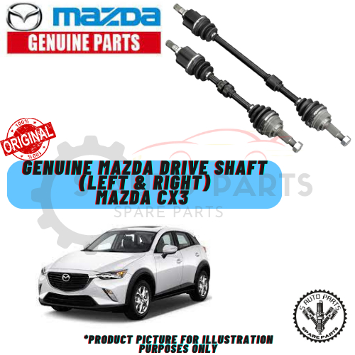 MAZDA CX3 DRIVE SHAFT (LEFT & RIGHT) -BRAND 100% ORIGINAL MAZDA (FTD5 ...