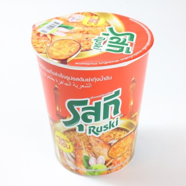 RUSKI instant cup noodles Shrimp Creamy Tom Yum Flavour x6 | Shopee ...
