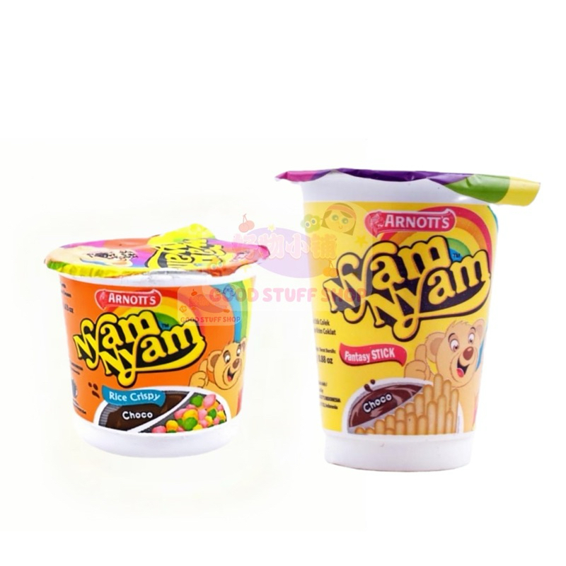 Nyam Nyam Rice Crispy Choco/Fantasy Stick Choco Snack(18g) | Shopee ...