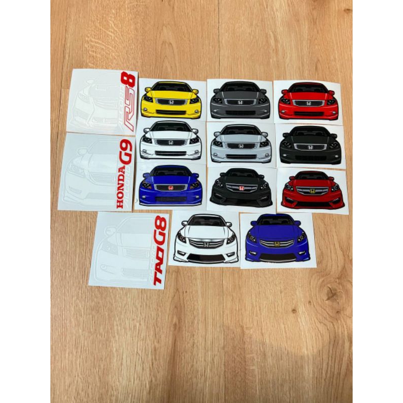 Honda Accord G9 RS8 TAO G8 UV STICKER | Shopee Malaysia