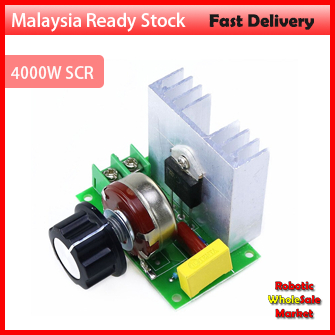 4000W SCR Electronic Voltage Regulator Speed Controller Control Board ...