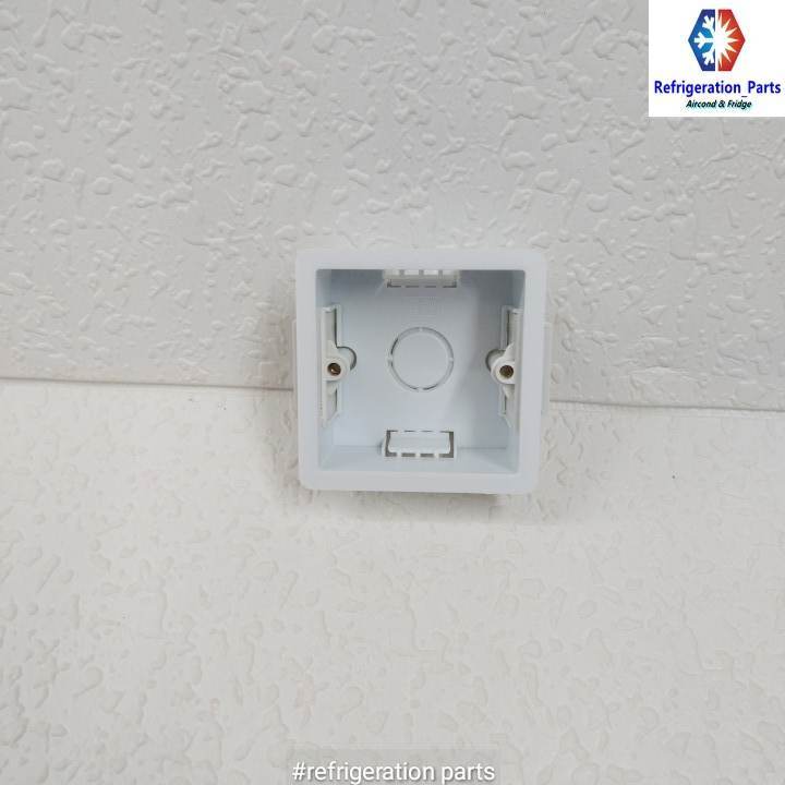 CZ kotak suis soket elektrik pasang dinding 1 2 3 4 gang 插座底壳 单座双座 ...