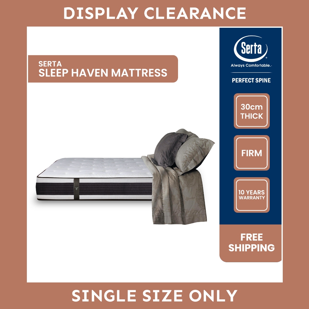 *CLEARANCE* Serta Perfect Spine SLEEP HAVEN Mattress (12 inch), 5-Zone ...