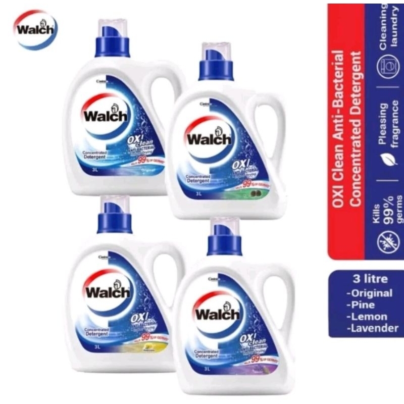Walch OXI Clean Antibacterial Concentrated Detergent 3L | Shopee Malaysia
