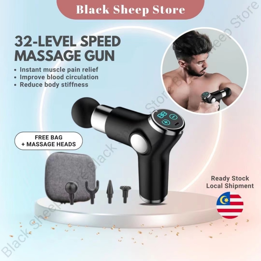 Mesin Urut 32 SPEED & 6 SPEED Fascial Muscle Massage Gun Silent ...