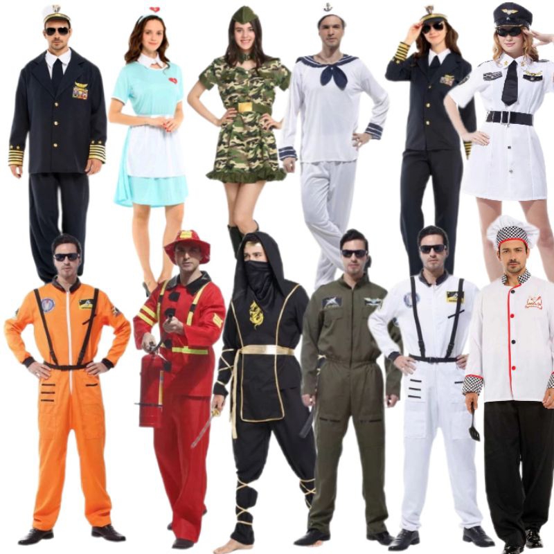 [SK Shoppe] Adult Unisex Occupation Costume Event Cosplay Party ...
