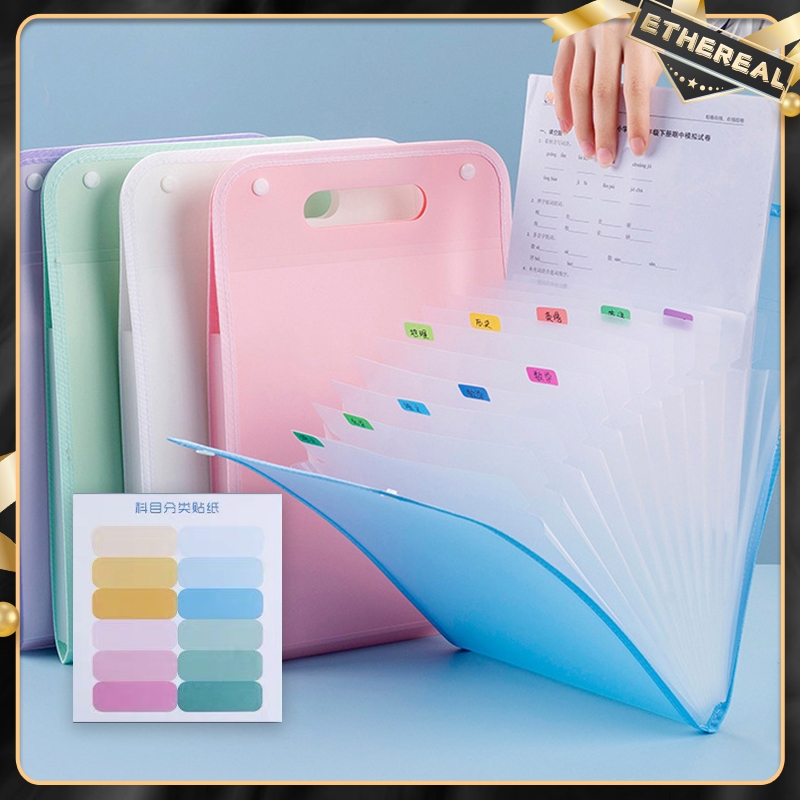 13 Layer Folder File Organizer Test Paper Folder Organizer Waterproof ...