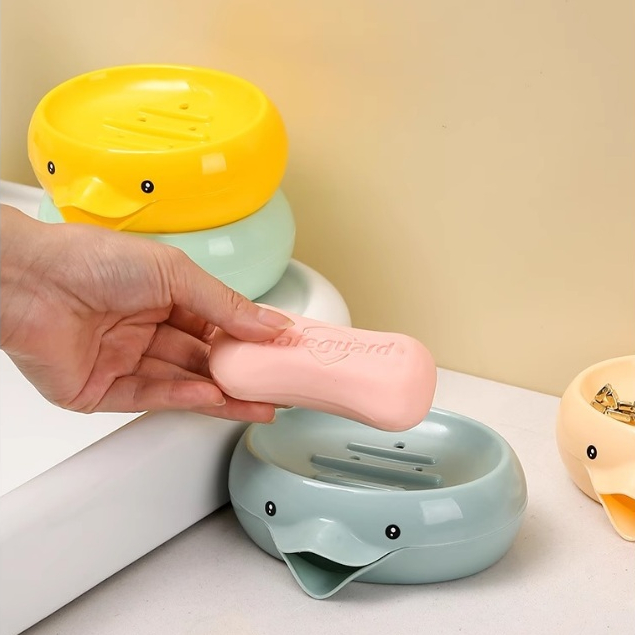 Fat Duck Soap Case Box Table Soap Trap Cutie Soap Container Si Gemuk ...