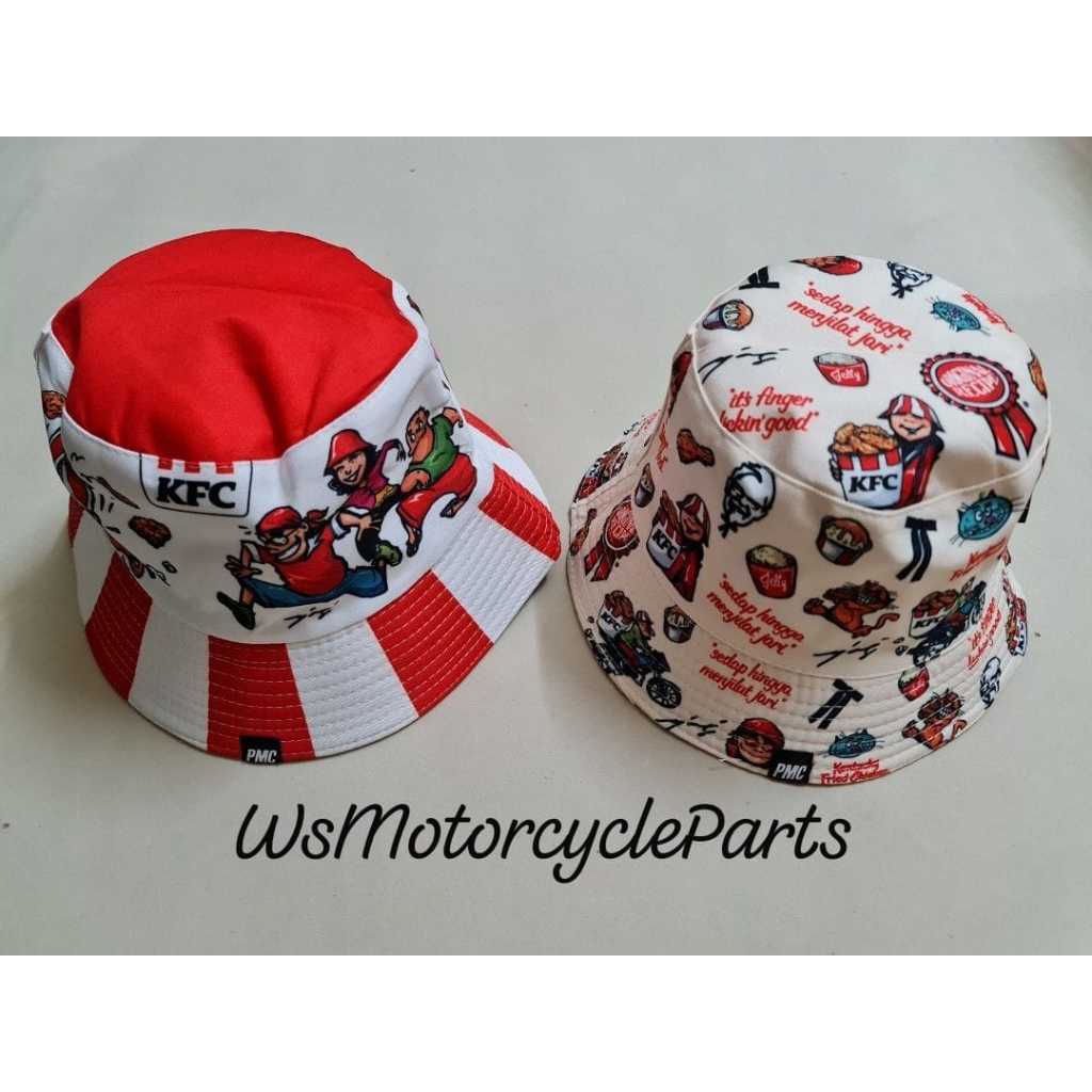 TOPI KFC BUCKET HAT KFC UJANG PMC LIMITED EDITION | Shopee Malaysia