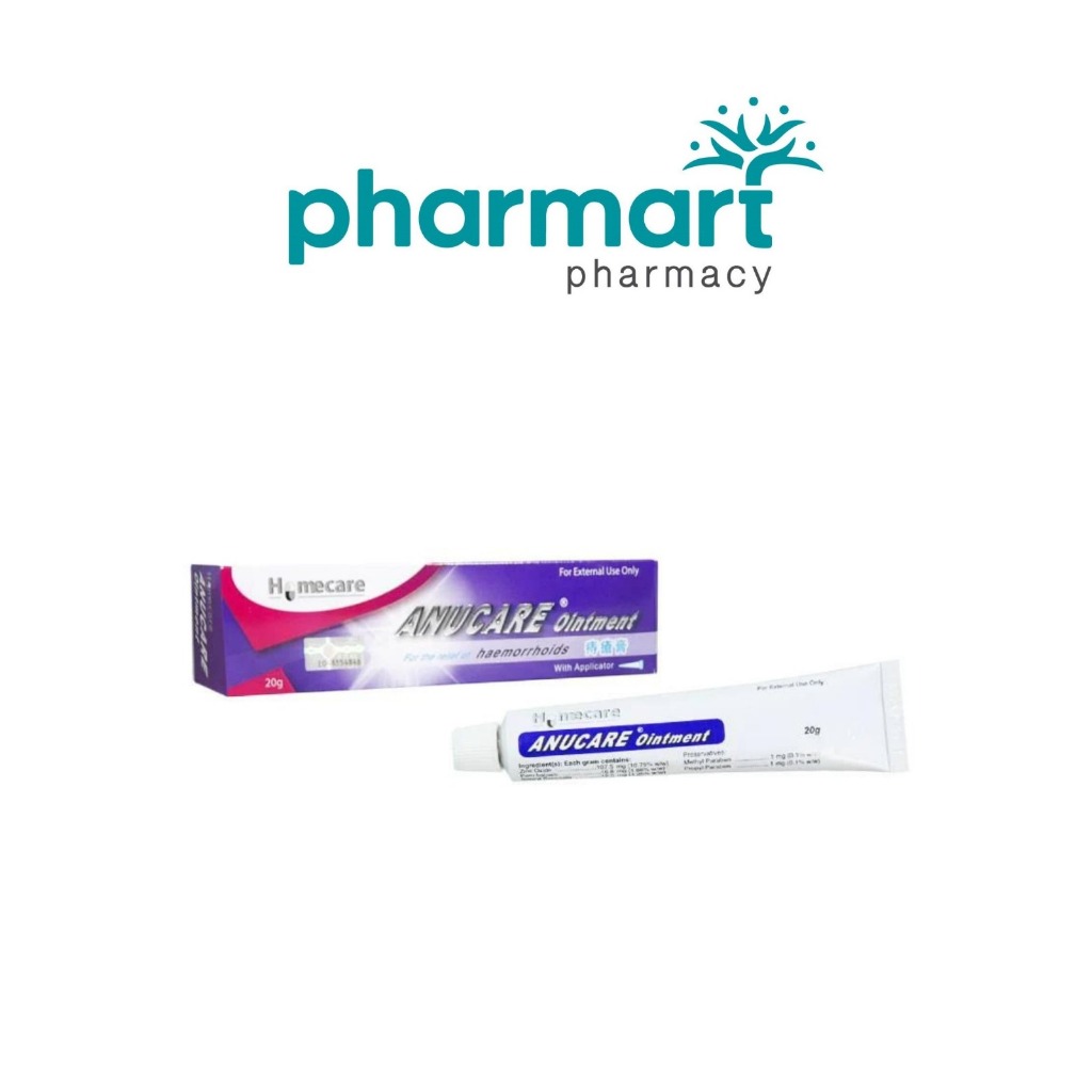 Anucare Ointment (For the relief of Haemorrhoids + with Applicator) 20g ...
