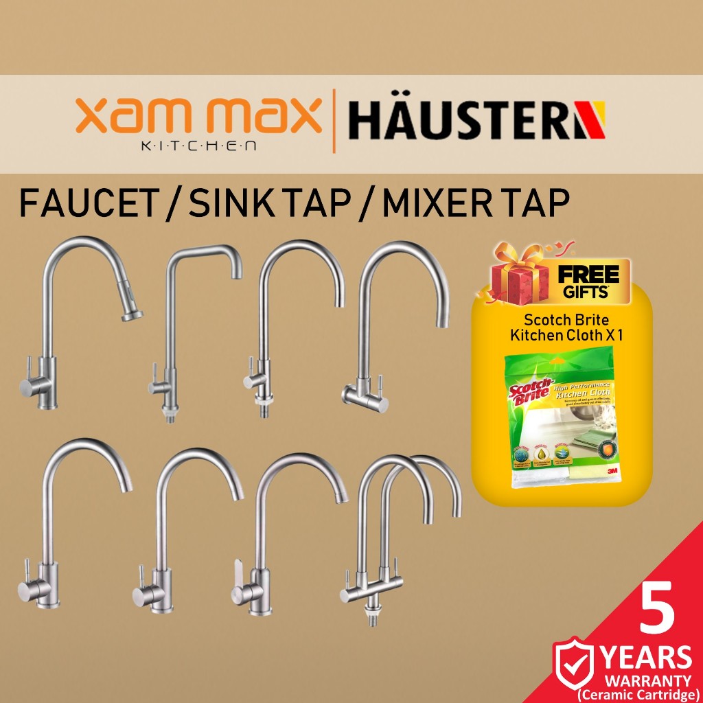 HAUSTERN STIQ /PLATO SERIES Kitchen Faucet Mixer/Tap with Pull-Out ...