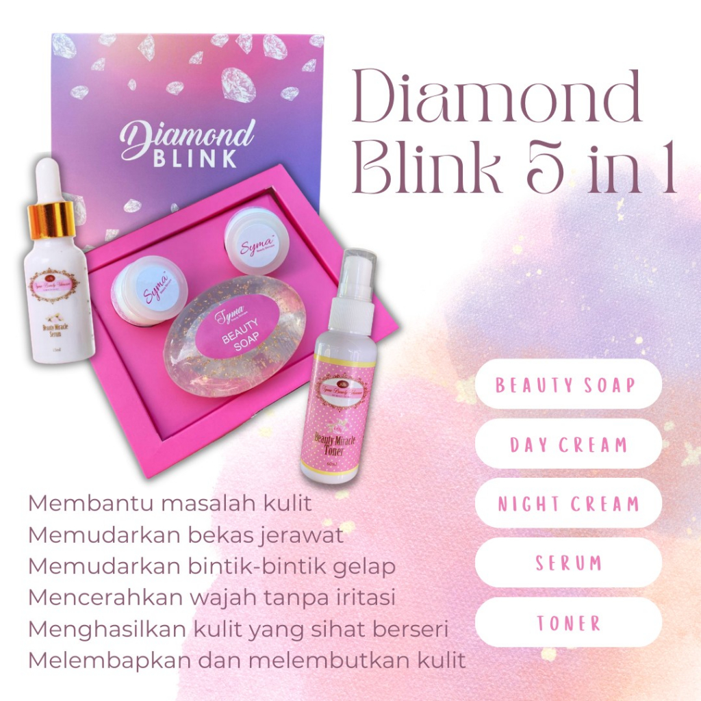 SKINCARE 5 IN 1 DIAMOND BLINK 100% ORIGINAL HQ 🔥 | Shopee Malaysia
