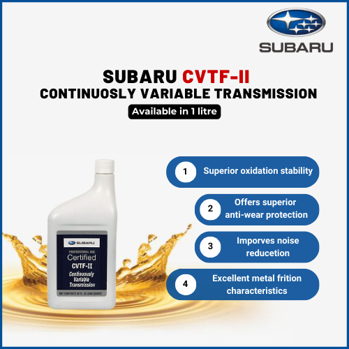 Subaru CVTF-II Gear Oil (1L) Minyak Gearbox CVTF-II | Shopee Malaysia