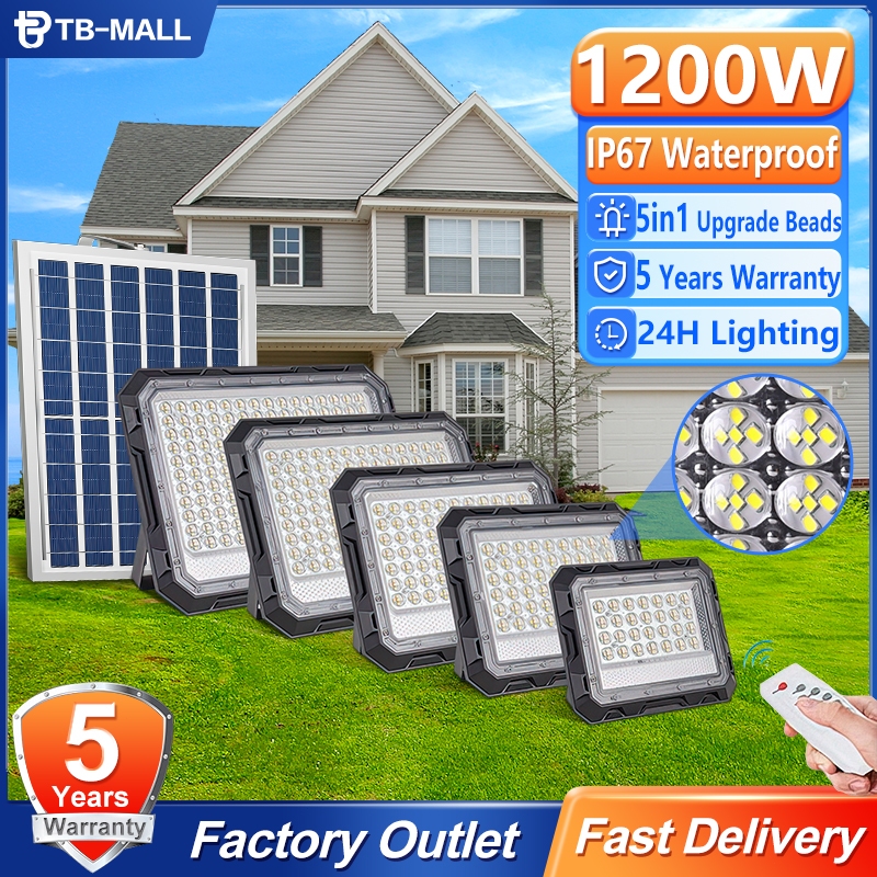 Solar Lampu Solar Light Outdoor Lighting 1200W Solar Light Outdoor ...