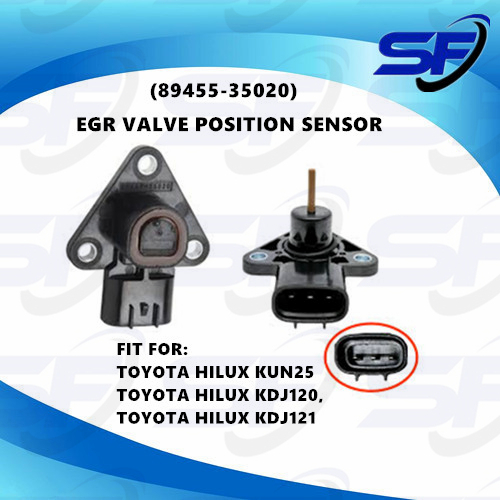 💯TOYOTA HILUX KUN25 KDJ120,KDJ121 EGR VALVE SENSOR (89455-35020 ...