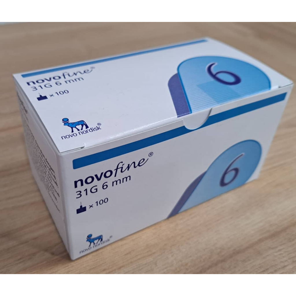 NOVOFINE Insulin Needle 6mm (31G) Novo Nordisk (100's per box) | Shopee ...