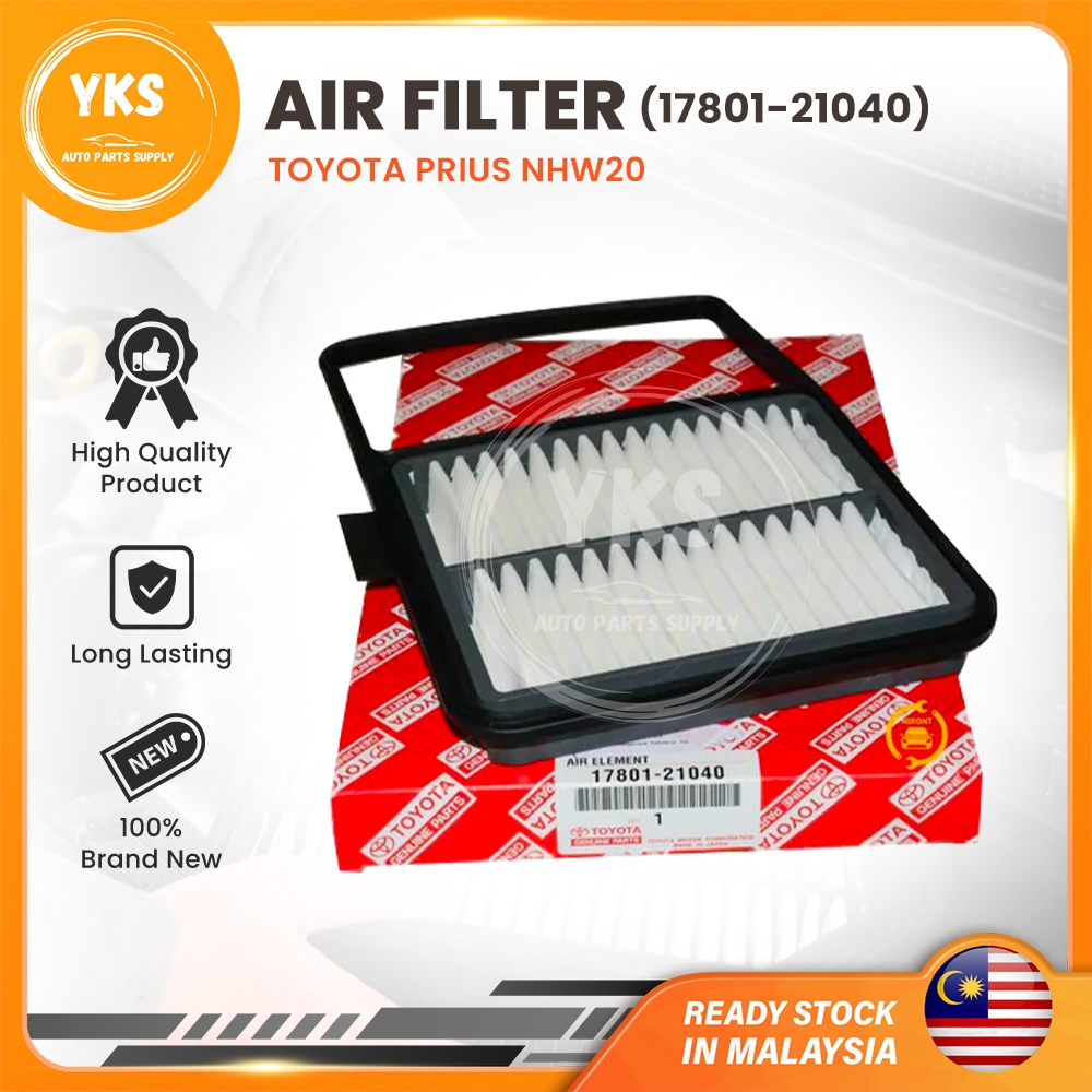 🔥 DENSO🔥(17801-21040)TOYOTA PRIUS 1.8 AIR FILTER / PENAPIS UDARA ...